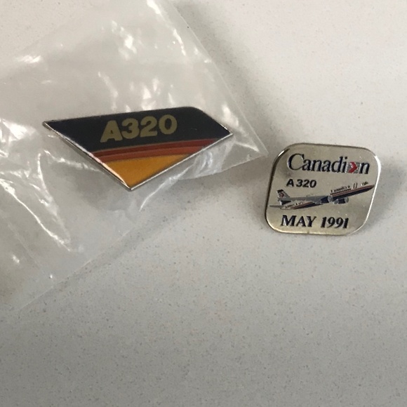 Accessories | Vintage Canadian Airlines A32 May 1991 Lapel Pin A320 Pin ...